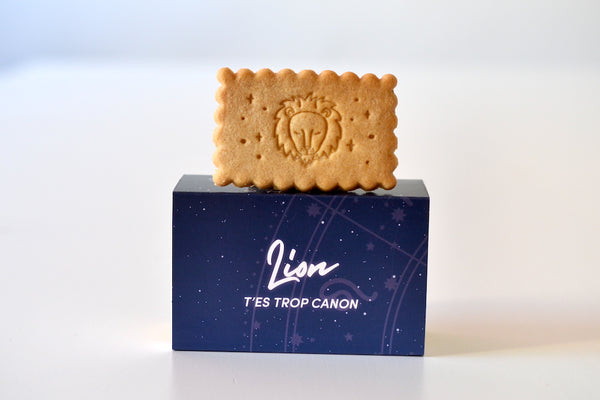 Cadeau signe astrologique LION - Boîte de 6 biscuits – Shanty Biscuits